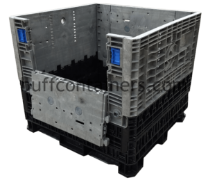 Tall Plastic Storage Container 48x45x42" - Buff Containers