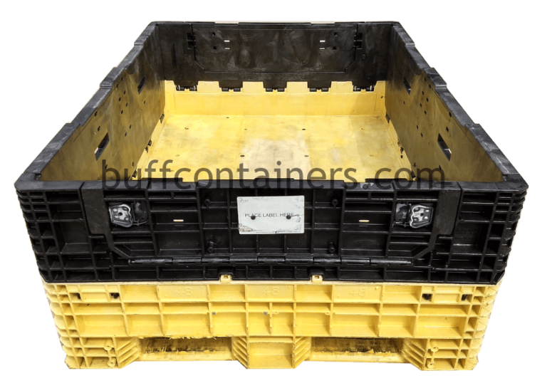 Long Buckhorn Storage Container 64x48x25" - Buff Containers